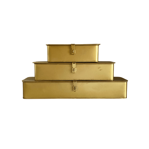 Brass Storage Boxes - Heirloom Home Shop